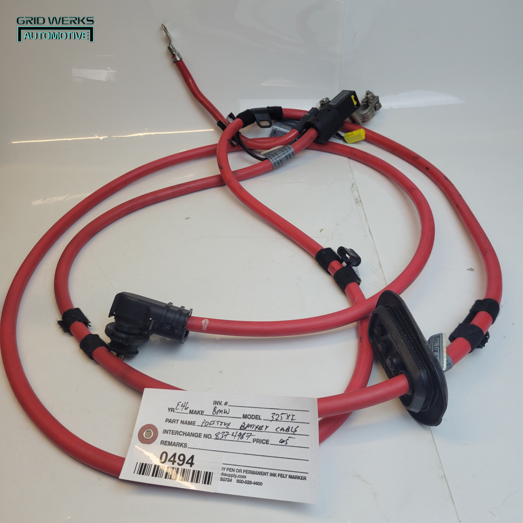 2003 BMW E46 325xi positive battery cable 8374987 - Grid Werks Automotive